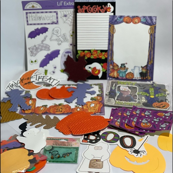 Office | Vintage Halloween Sticker Scrapbook Paper Crafting Lot Y2k ...